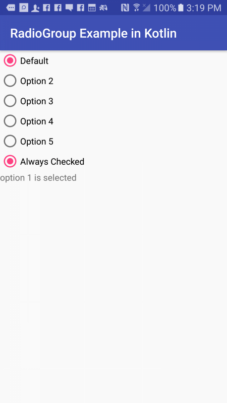 RadioButton Example in Kotlin - Apps Developer Blog