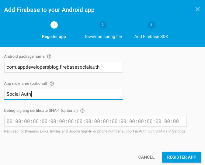 Firebase Social Authentication Example In Kotlin Apps Developer Blog