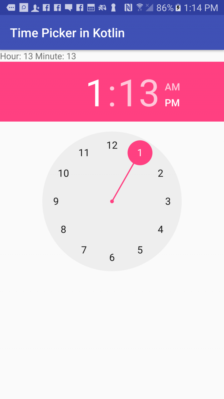 Create Timepicker In Kotlin Programmatically Apps