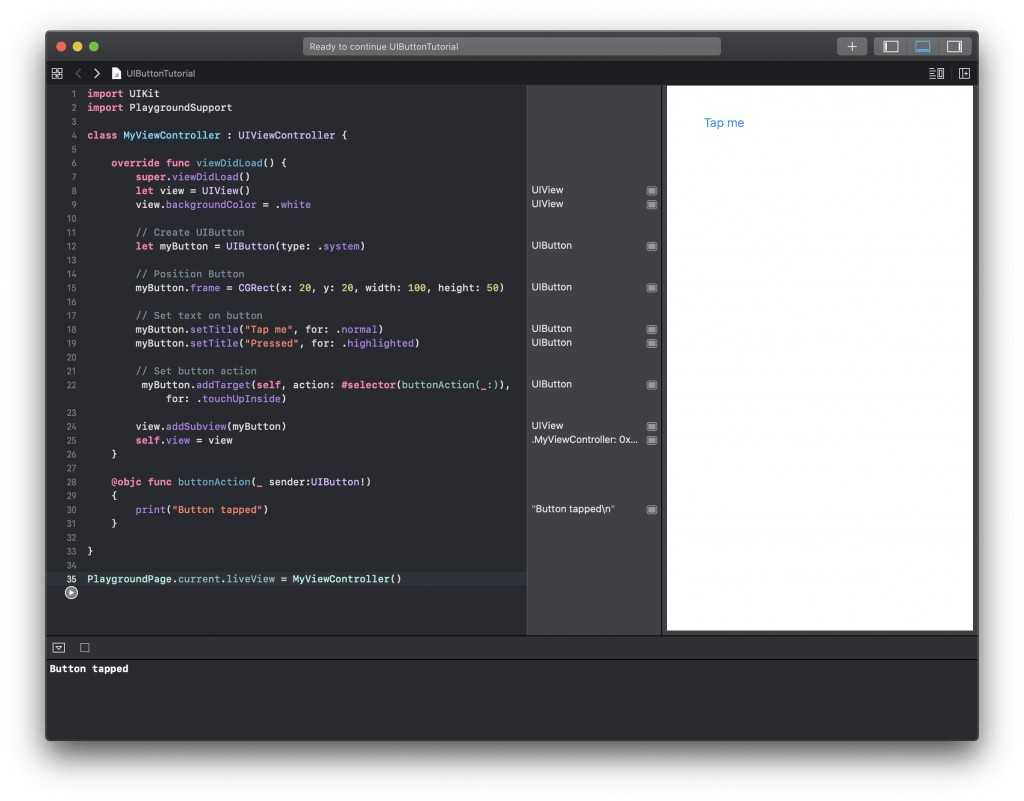 Create Uibutton In Swift Programmatically Apps Developer Blog