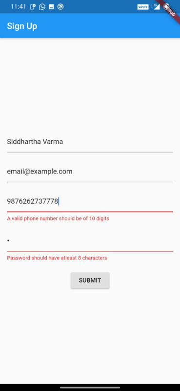 Form Validation In Flutter With A Practical Example Apps Developer Blog
