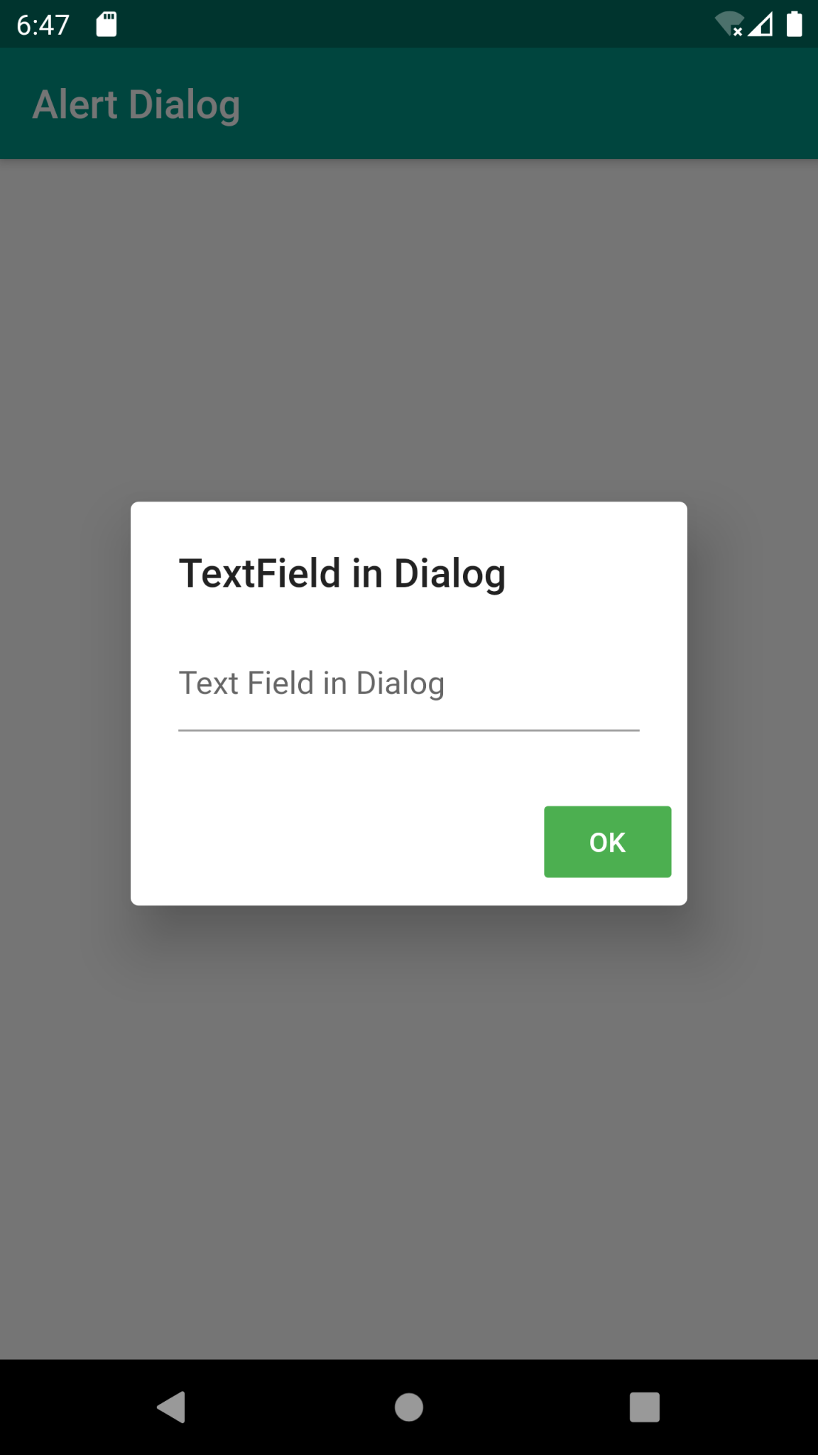 Alertdialog With A Textfield In Flutter Apps Developer Blog