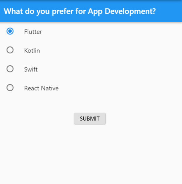 Radio Radiolisttile In Flutter Explained Apps Developer Blog