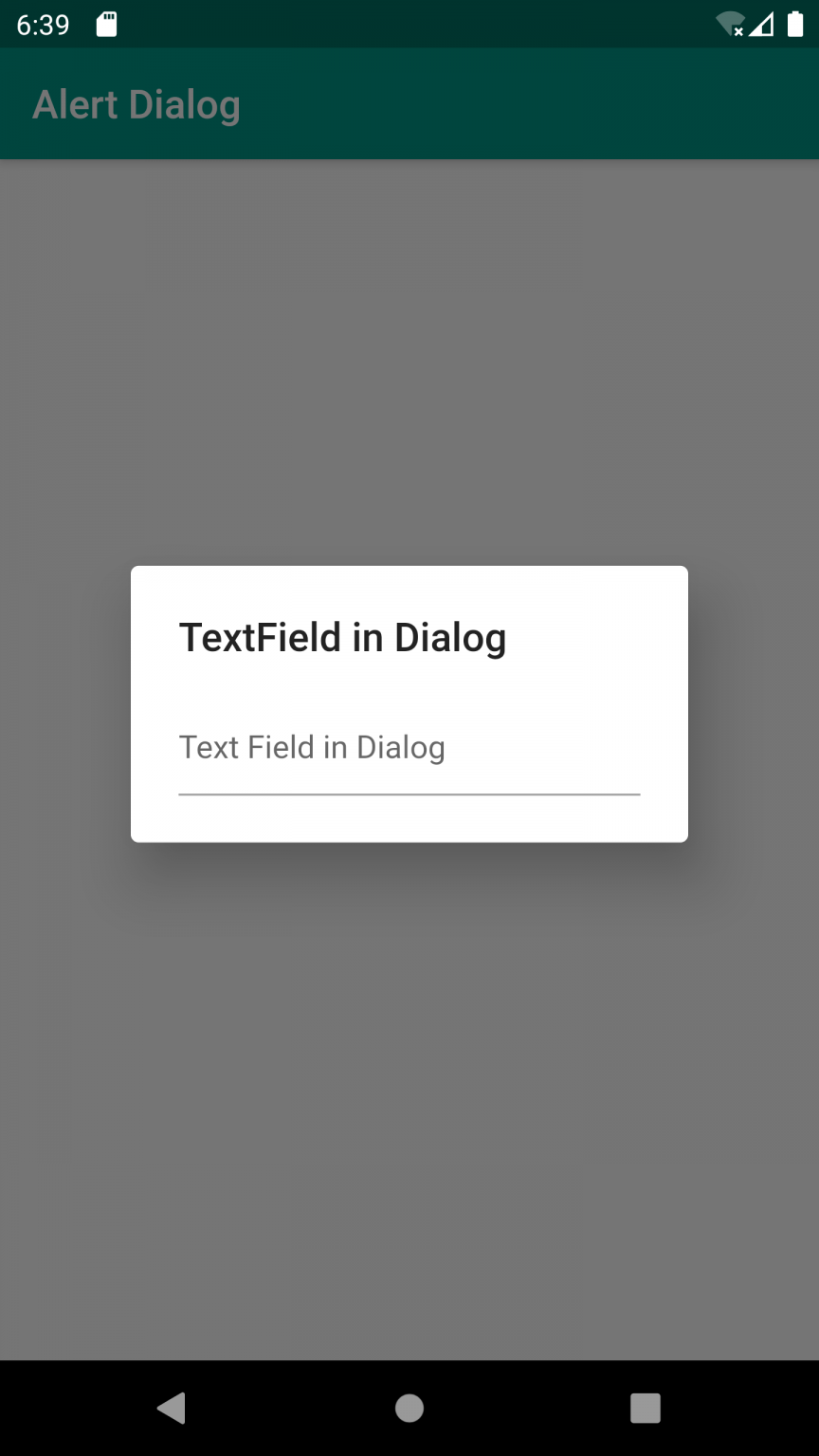Alertdialog With A Textfield In Flutter Apps Developer Blog