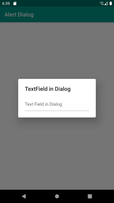 Alertdialog With A Textfield In Flutter Apps Developer Blog
