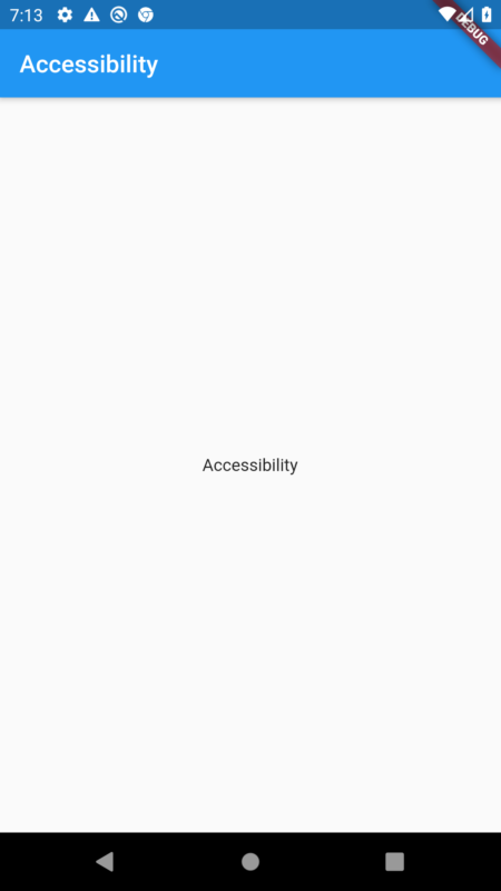 Accessibility Example In Flutter - Apps Developer Blog