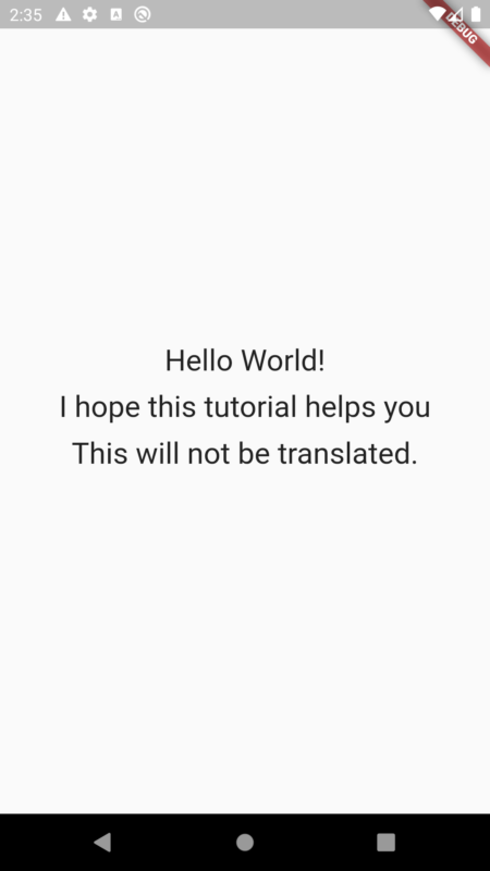 Internationalization Example in Flutter - Apps Developer Blog