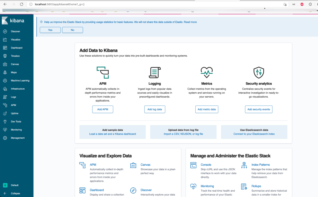 Getting Started With Elasticsearch Logstash And Kibana Elk Stack Apps Developer Blog