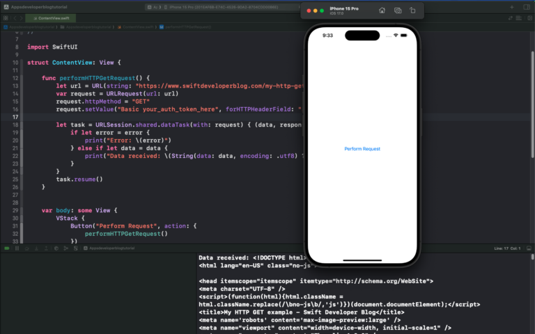 Sending HTTP GET Request in Swift - Apps Developer Blog