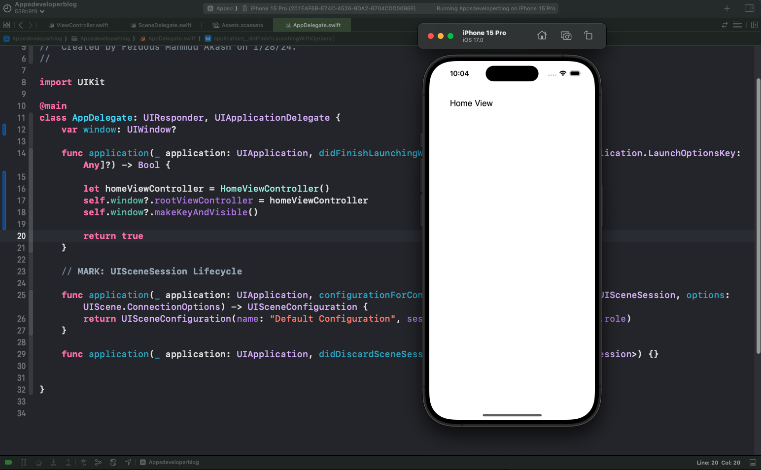 Navigate From Appdelegateswift To A Different Viewcontroller Apps Developer Blog